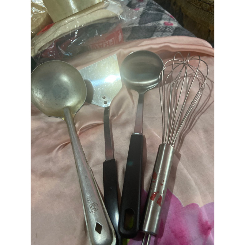 4 pieces stainless steel assorted utensils from Japan | Shopee Philippines