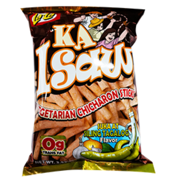 Lala Ka Isaw Vegetarian Chicharon Sticks Suka At Siling Tagalog 100g Shopee Philippines