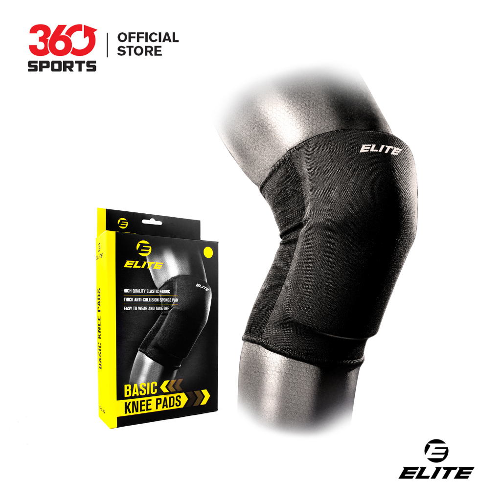 Elite Basic Knee Pads - Black | Shopee Philippines