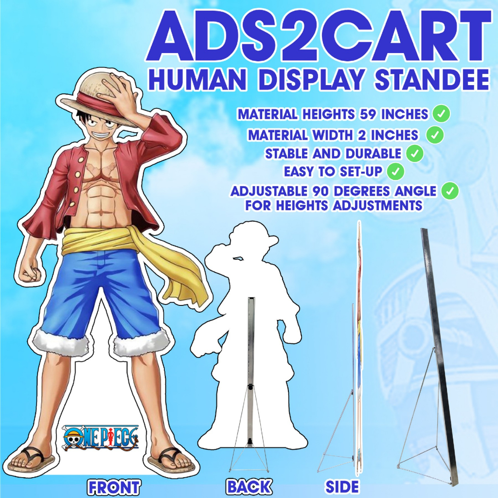 ADS Advertising Human Standee / Life size standee 2ft. x 4ft. and 2ft ...