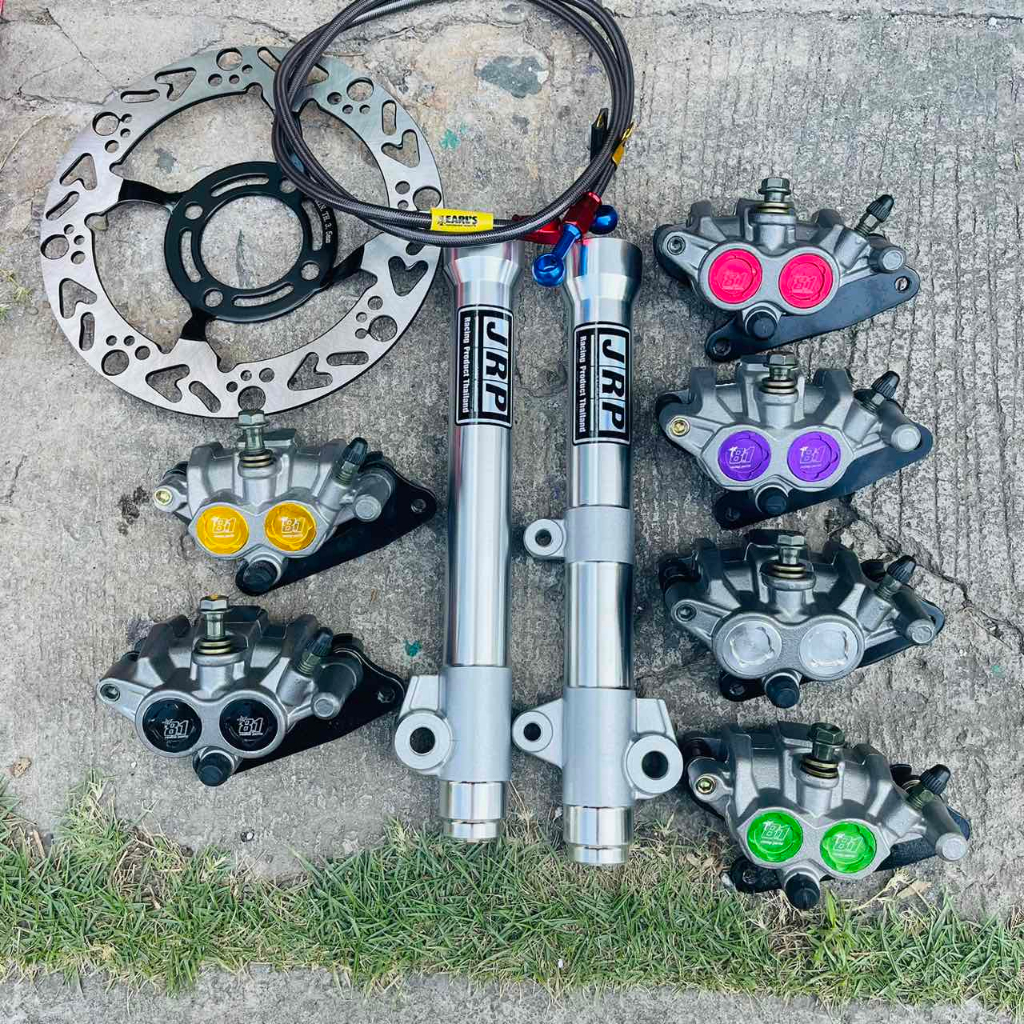 JRP Lighten Frontshock with Formula 8.1 Caliper for Wave, Xrm, Raider ...