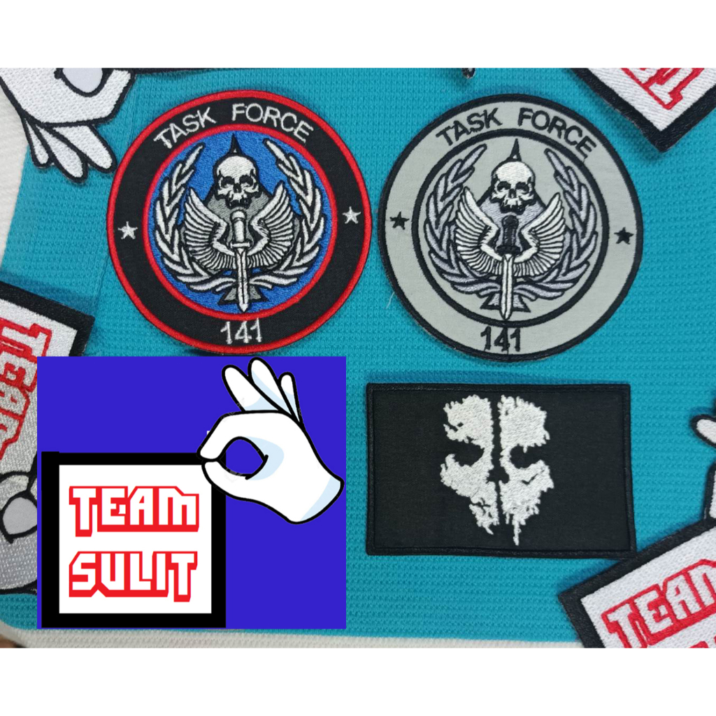 call of duty cod ghost logo embroidery patch badge morale 3 in cosplay pictorial | Shopee ...