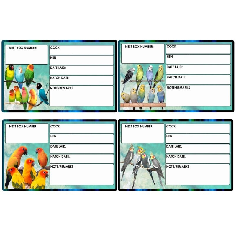 NEST BOX LABEL/NEST BOX STICKER and laminated | Shopee Philippines