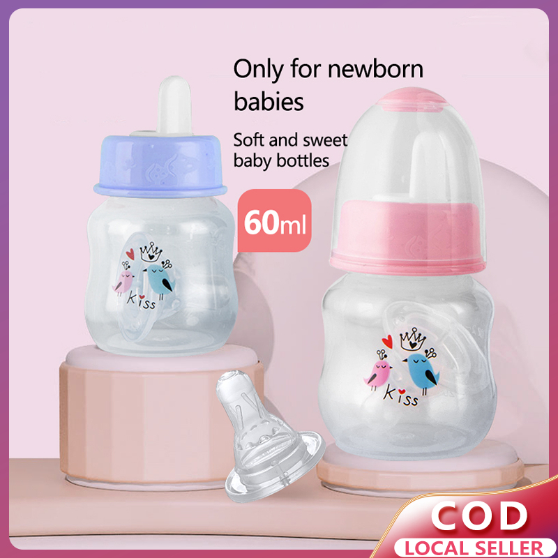 60ml Botol Susu Dot Nipple Standard Bottle Nipple Botol Susu Bayi ...