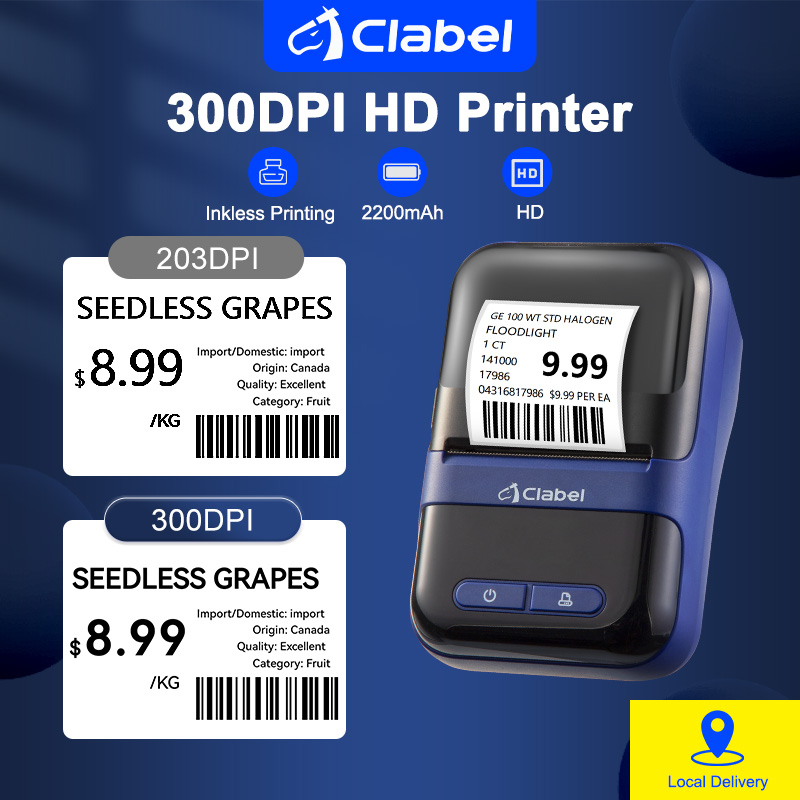 【Shipping 24 Hour】Clabel 230B HD Label Printer 300DPI Label Maker ... 【Shipping 24 Hour】Clabel 230B HD Label Printer 300DPI Label Maker ...