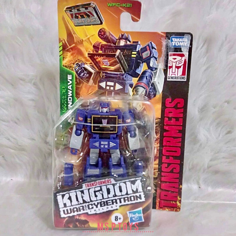 TRANSFORMERS -WFC Kingdom: (Core) SOUNDWAVE Figure | Shopee Philippines