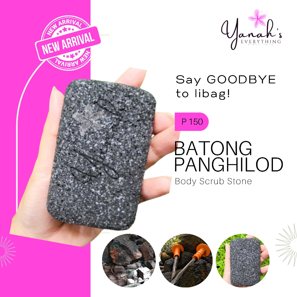 RECTANGLE Batong Panghilod (Body Stone Scrub) / Pantanggal ng Libag sa ...