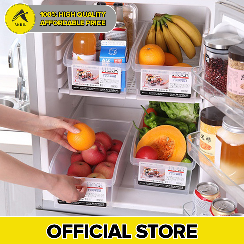 Annil Kitchen Fridge Space Saver Storage Box Home Organizer 1 piece ...