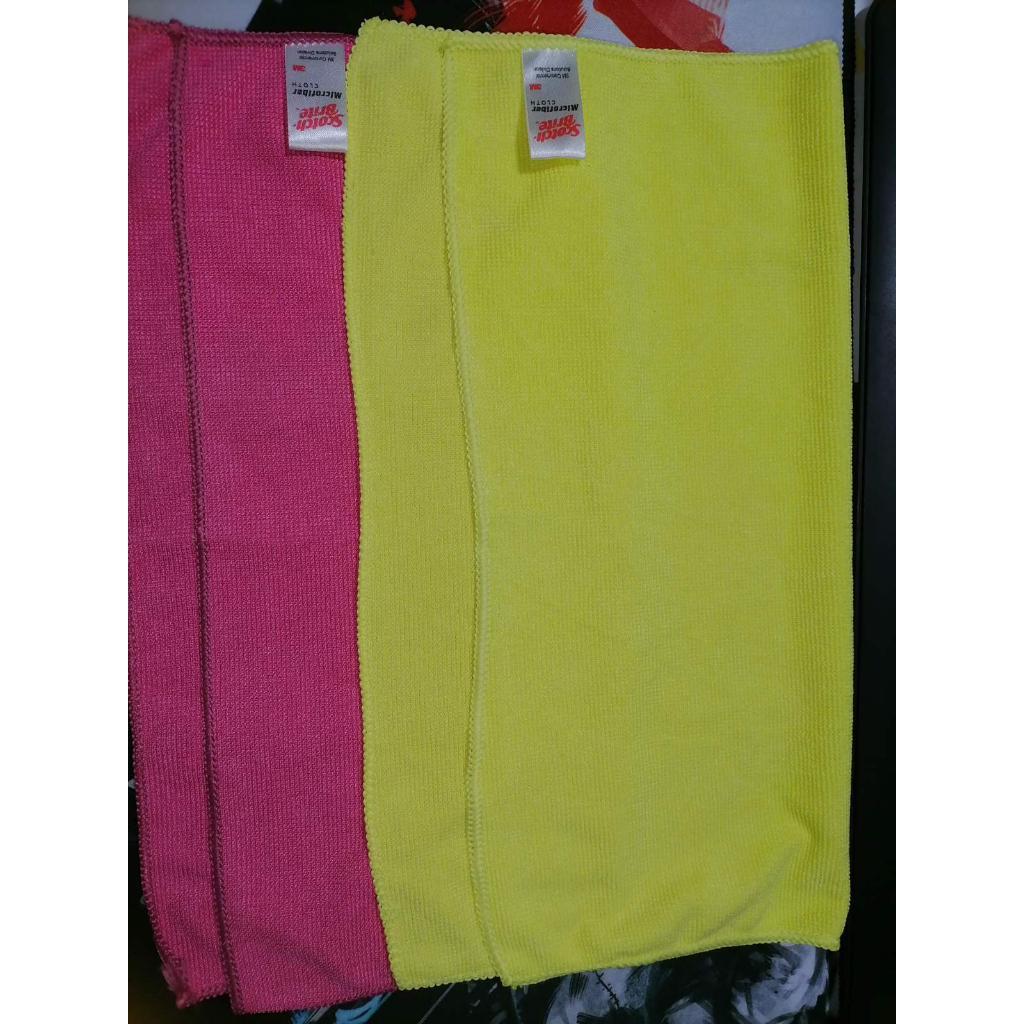 Microfiber Cloth 3m/Scotch Brite 14x14inches Assorted | Shopee Philippines