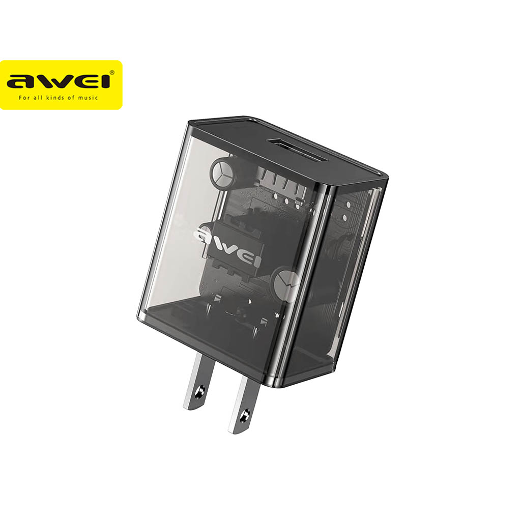 Awei C11 2.4A Single USB Port Charger Fast Charging Small Power Adapter ...