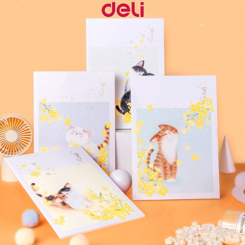 Deli A4 Notebook 40sheets Student Note Book School Stationery Supplies ...