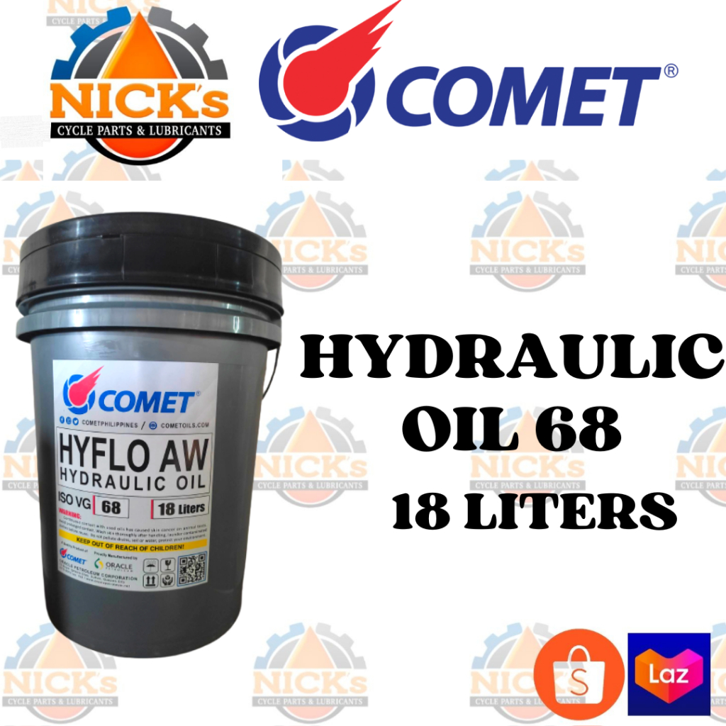 Hydraulic Oil 68 COMET - 18 Liters | Shopee Philippines