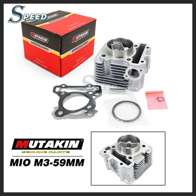 MUTAKIN Cylinder Block Set For YAMAHA Mio i 125 Mio M3 59MM | Shopee ...