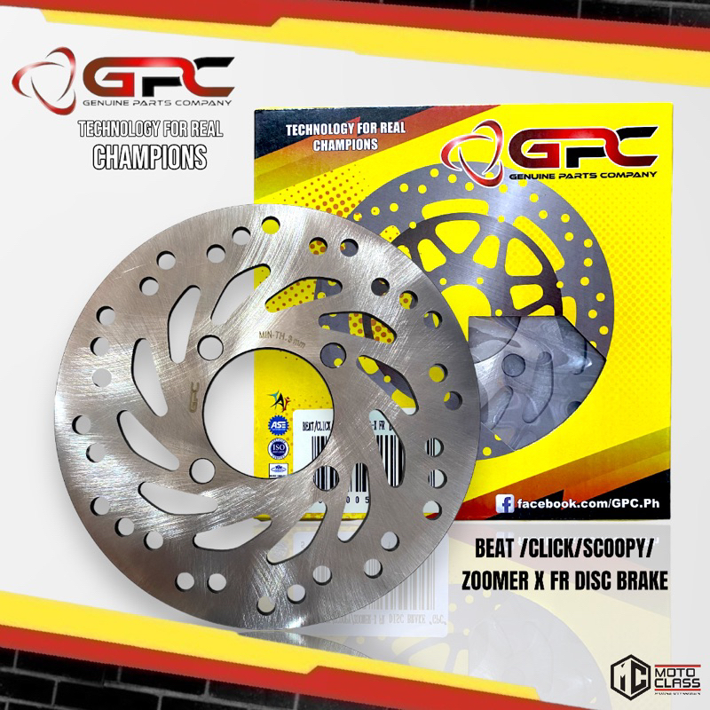 GPC DISC BEAT / CLICK / SCOOPY FRONT (04425) | Shopee Philippines