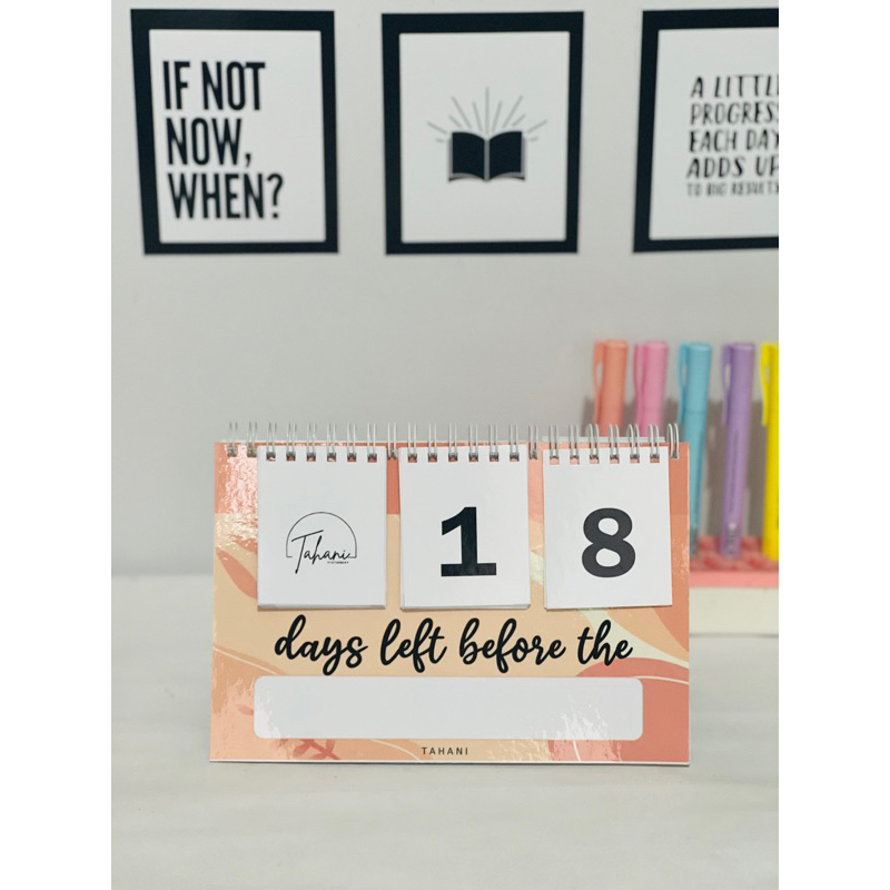 REUSABLE BLANK Countdown Calendar - for all activities_DIY using Marker ...