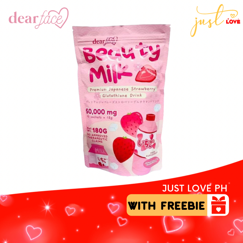 Dear Face Beauty Milk Collagen Drink (Melon, Strawberry, Lychee, Banana ...