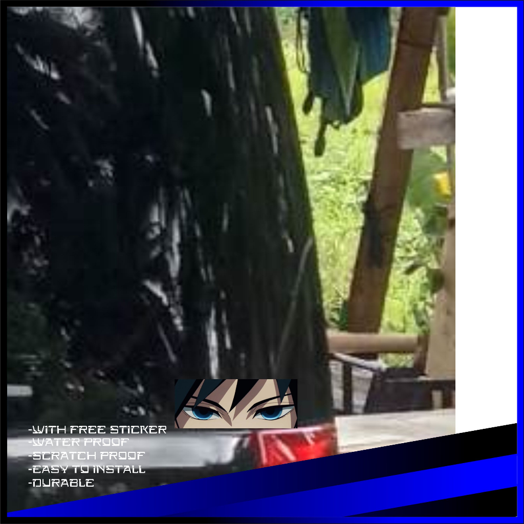 DEMONSLAYER PEEK STICKER DECAL WATERPROOF FOR THUMBLER,CAR, ETC ...