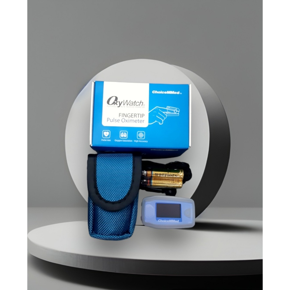 Pulse Oximeter Fingertip Portable Oxy Watch ChoiceMMed | Shopee Philippines