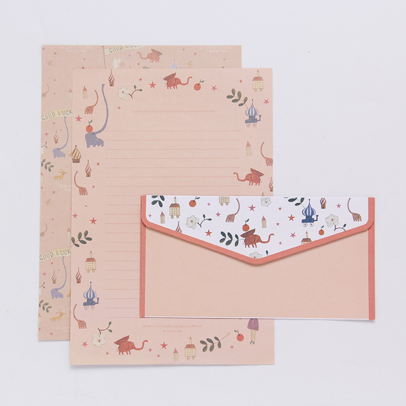 9 Pcs Creative Japanese Letter Paper Envelope Set Simple Romantic Retro ...