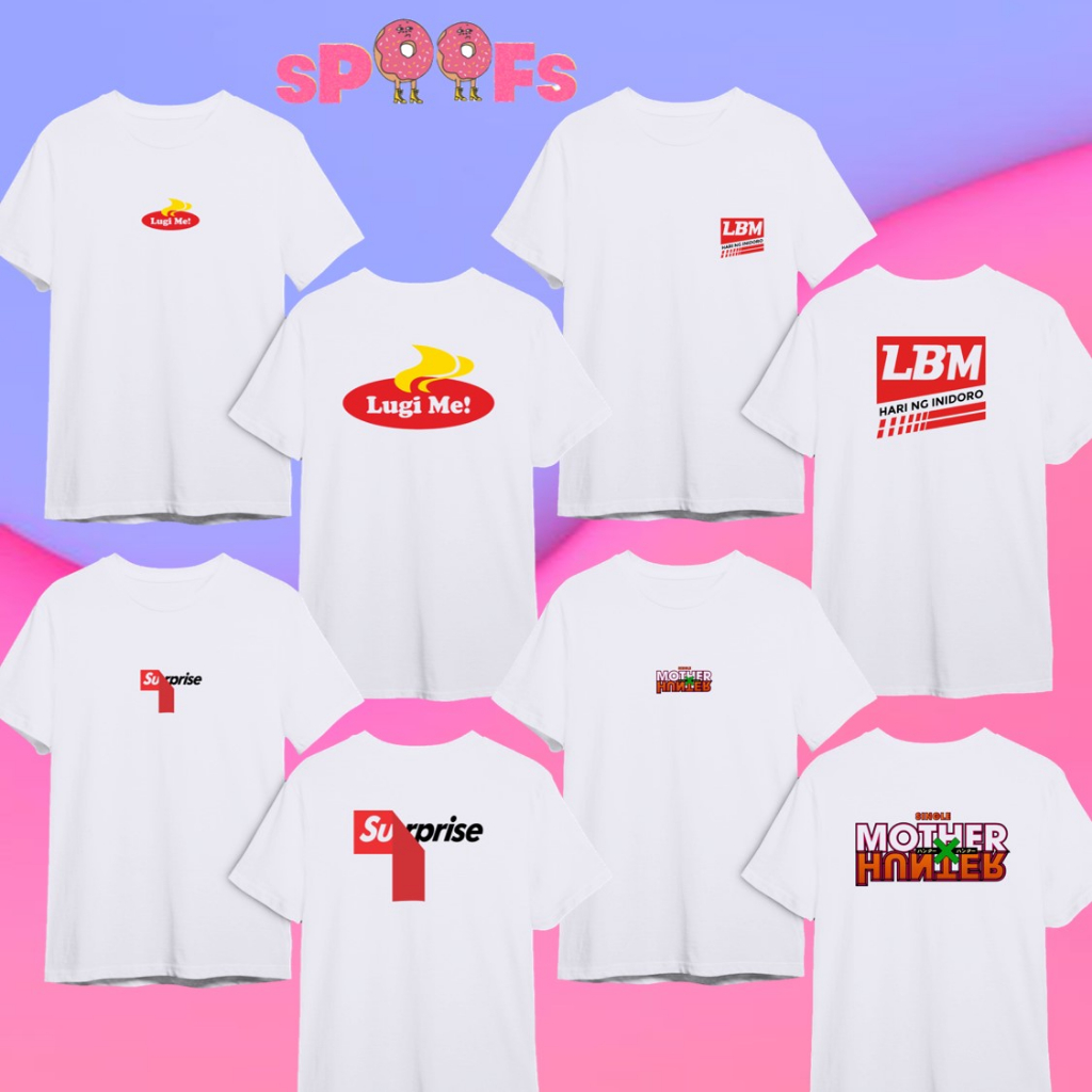 Spoofs Shirt T-Shirt Parody Famous Logo Funny Inspired Graphic ...