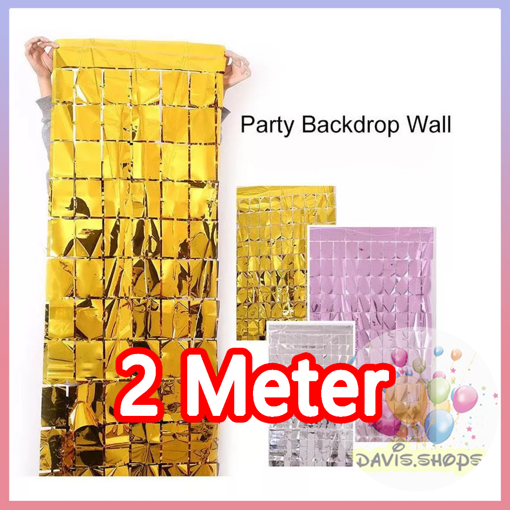 Foil Curtain Backdrops Birthday Party Decorations Sequin Wall Backdropn ...