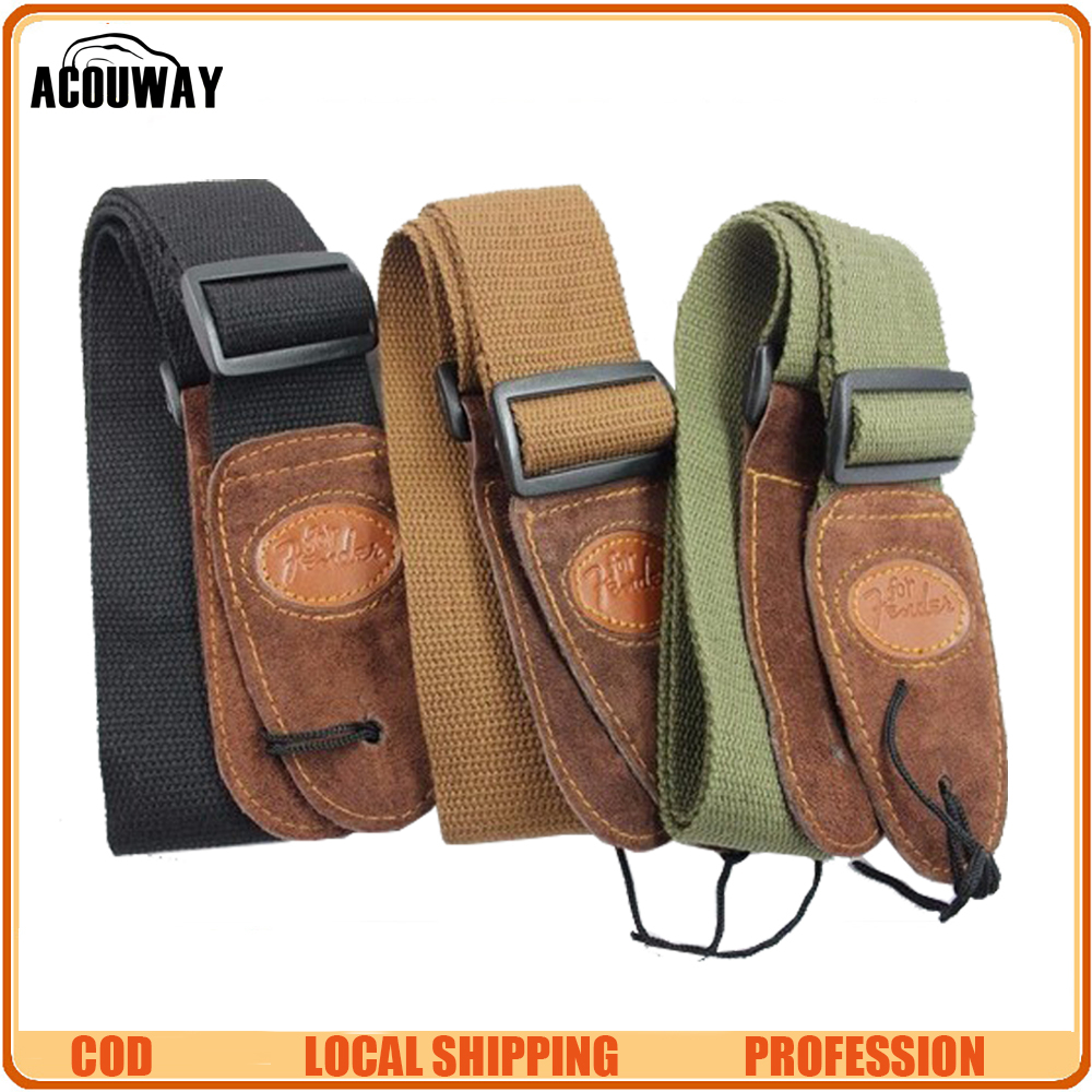 Cotton Guitar Strap belt for Acoustic Electric Guitar and Bass Guitar ...