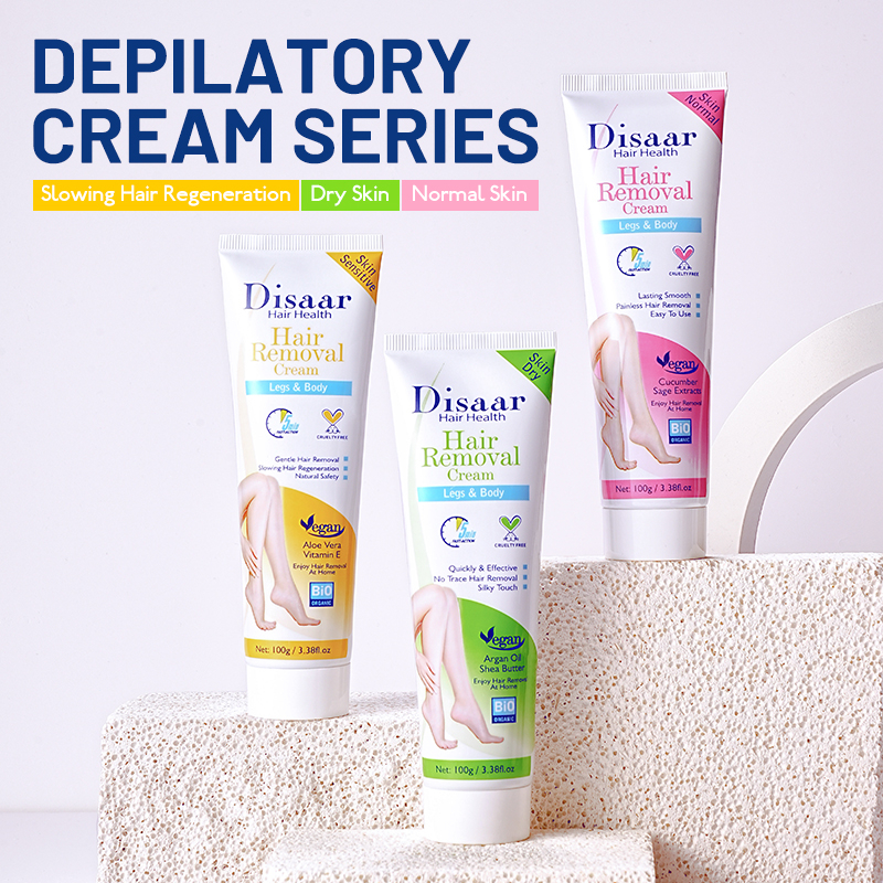 【BUY 1 GET 1 FREE】DISAAR Hair Removal Cream Fast body Hair Remove Leg ...