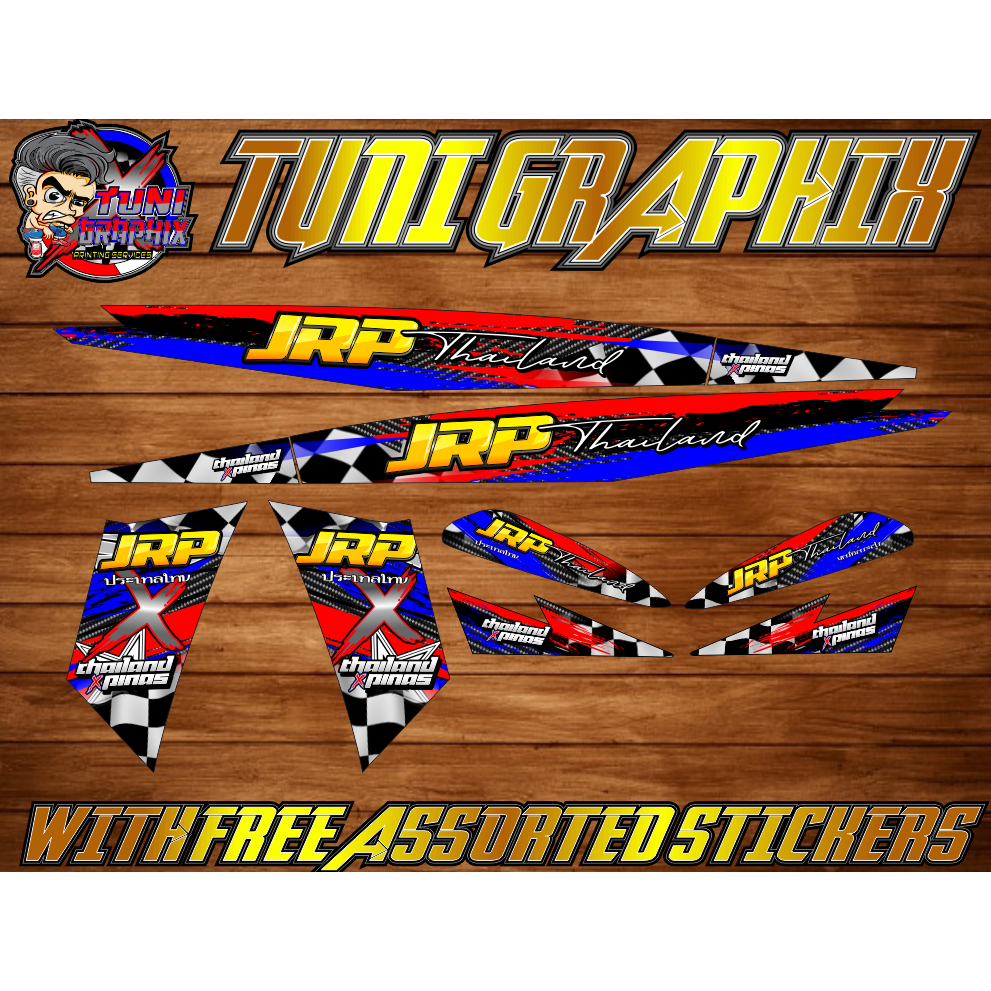 SYM BONUS 100/110 ( JRP THAILAND DECALS ) W/ FREEBIES | Shopee Philippines