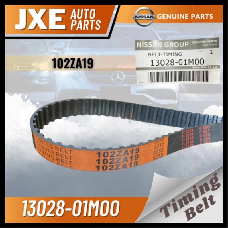 Nissan Belt Timing 102ZA19 for Sentra B12 1.3/Sunny 130Y (13028-01M00) Genuine Parts | Shopee ...