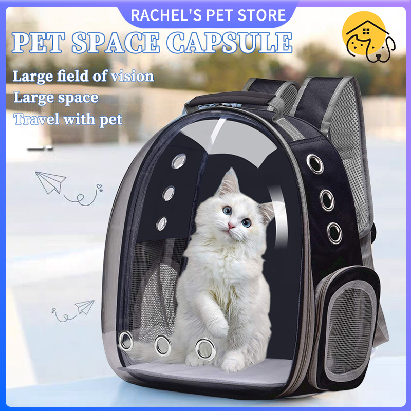Pet Carrier Bag Pet Space Compartment Breathable Capsule Backpack Cat ...