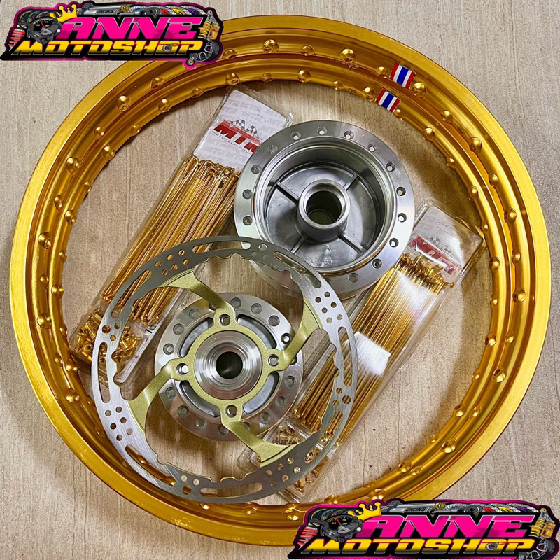 Rimset For Xrm,Wave,Rs125,Wave Gilas(For Bowltype Disc) | Shopee ...