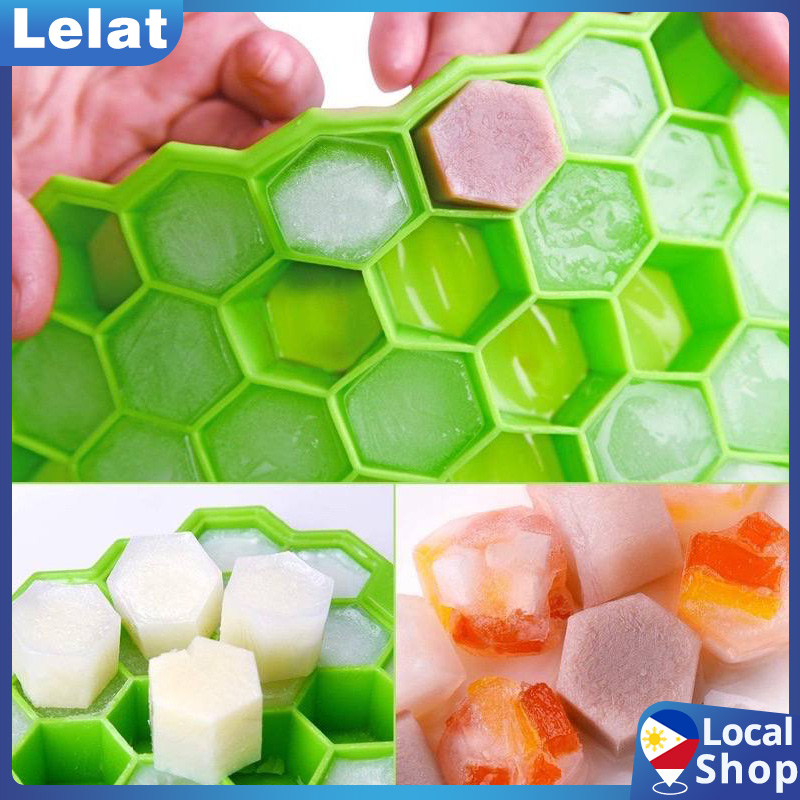 Honeycomb creative ice lattice 37 ice cube mold silicone honeycomb ice ...