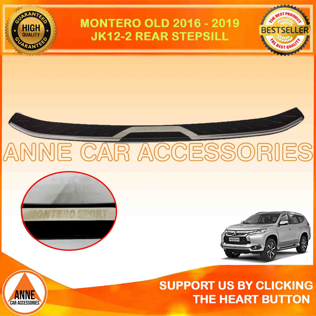 Mitsubishi Montero Sports Gls Glx Gt 2016 2019 2019 2023 Model Rear Bumper Rear