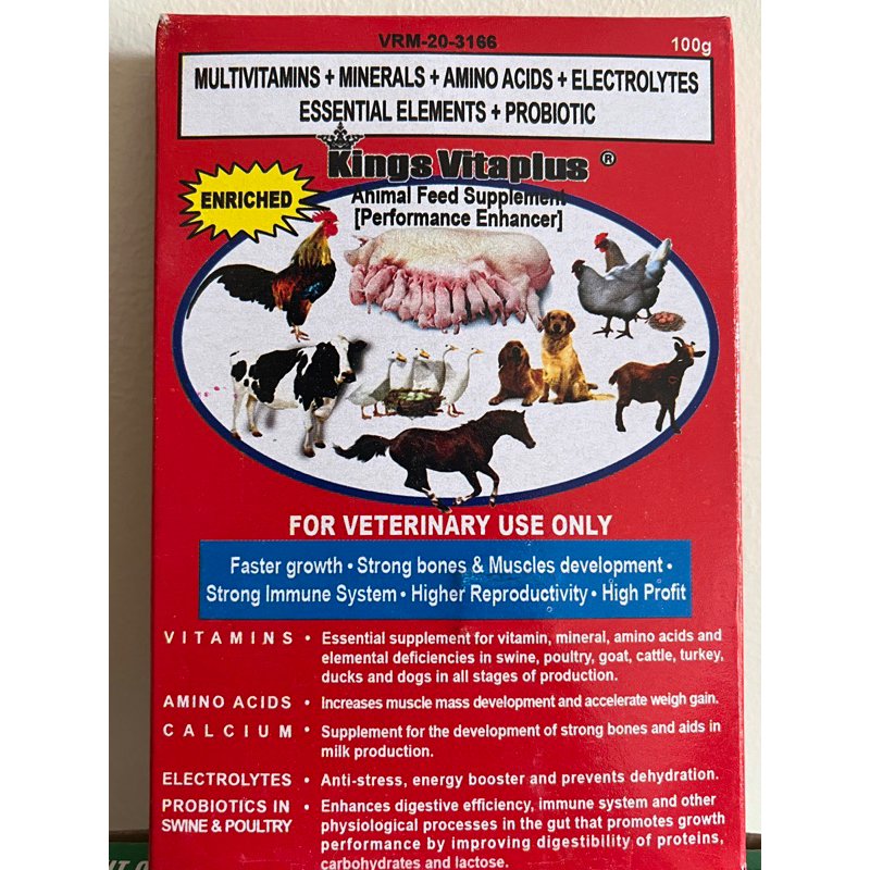 KINGS VITAPLUS | Animal Feed Supplement | Performance Enhancer FOR LIVESTOCK AND POULTRY ...