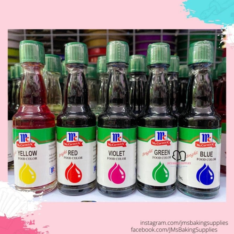 Mccormick Liquid Food Color & Flavor | Shopee Philippines