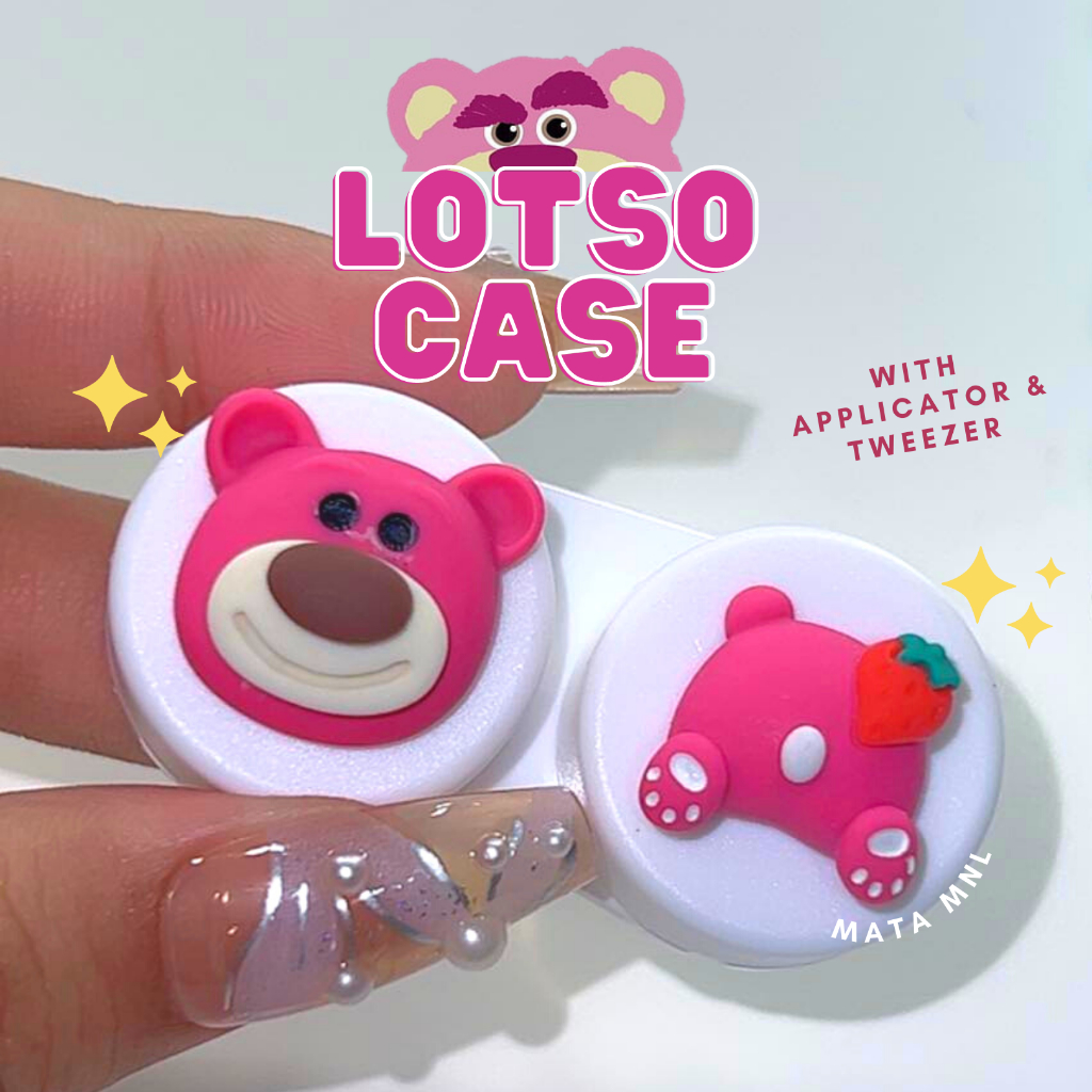 Lotso Case w/ Lens Applicator & Tweezer | MATA MNL | Shopee Philippines