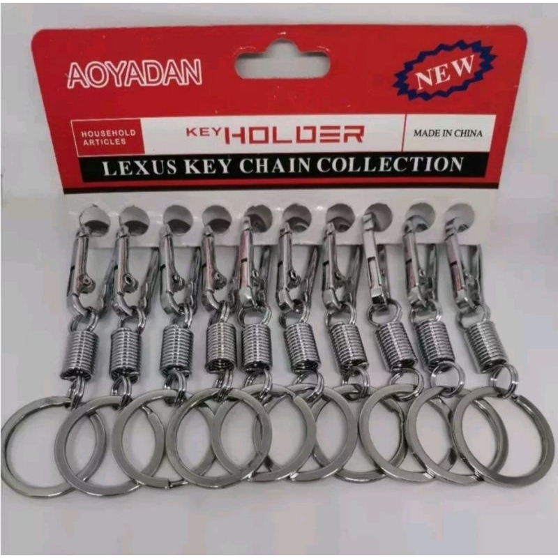 Buckle Stainless Steel Belt Keychain Key ring Key Holder Clip | Shopee ...