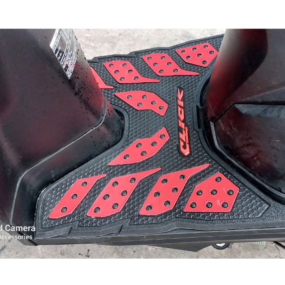 Honda Click 125i 150i heavy duty rubber matting for V3 V2 V1 color red ...