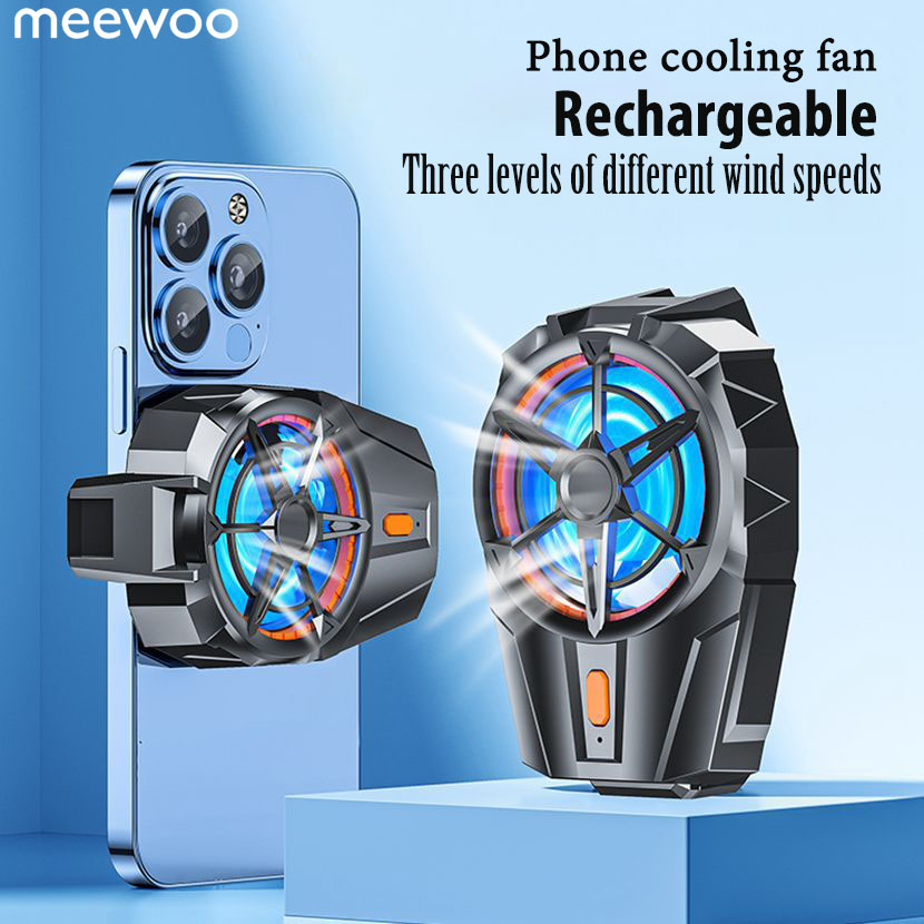 Meewoo Mobile Phone Cooler Gaming Radiator Cooling Fan Portable Mobile ...