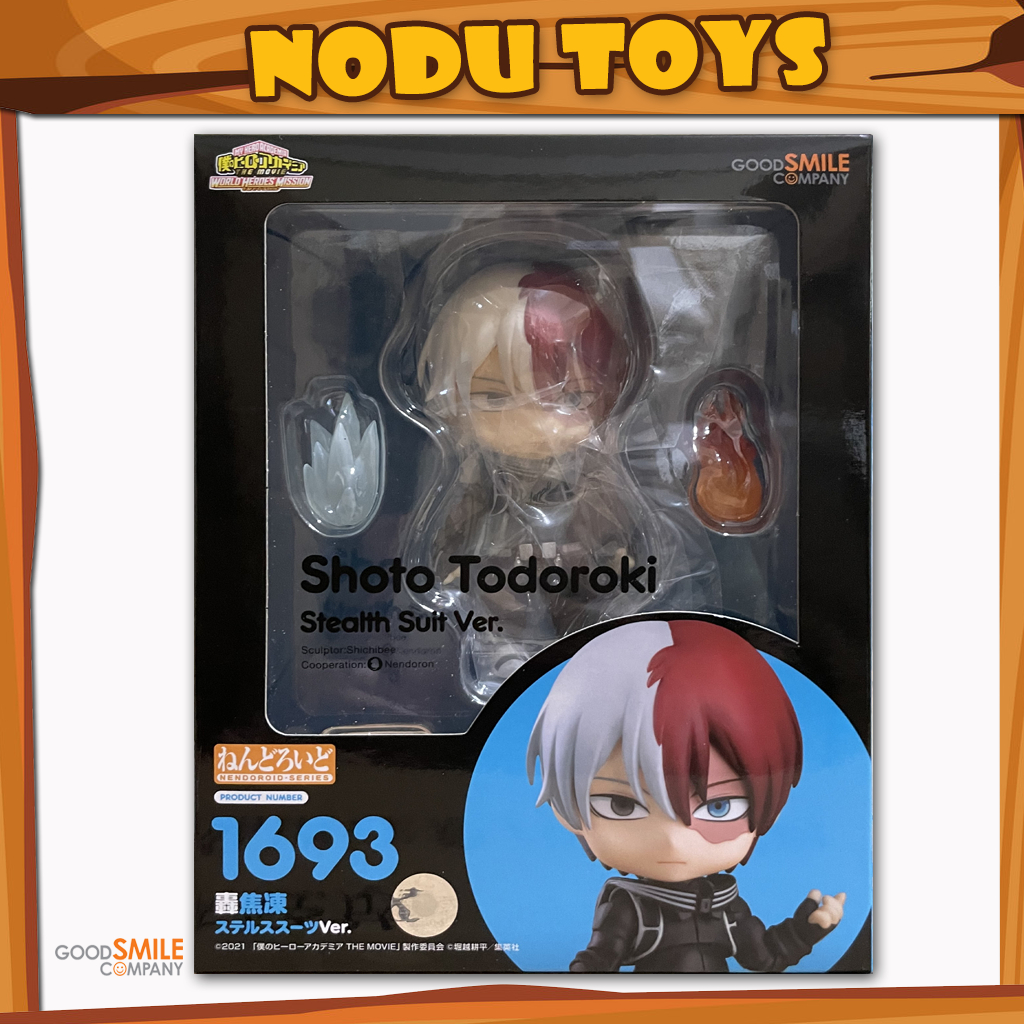 MISB NENDOROID Shoto Todoroki Stealth Suit ver. w/ free name plate ...