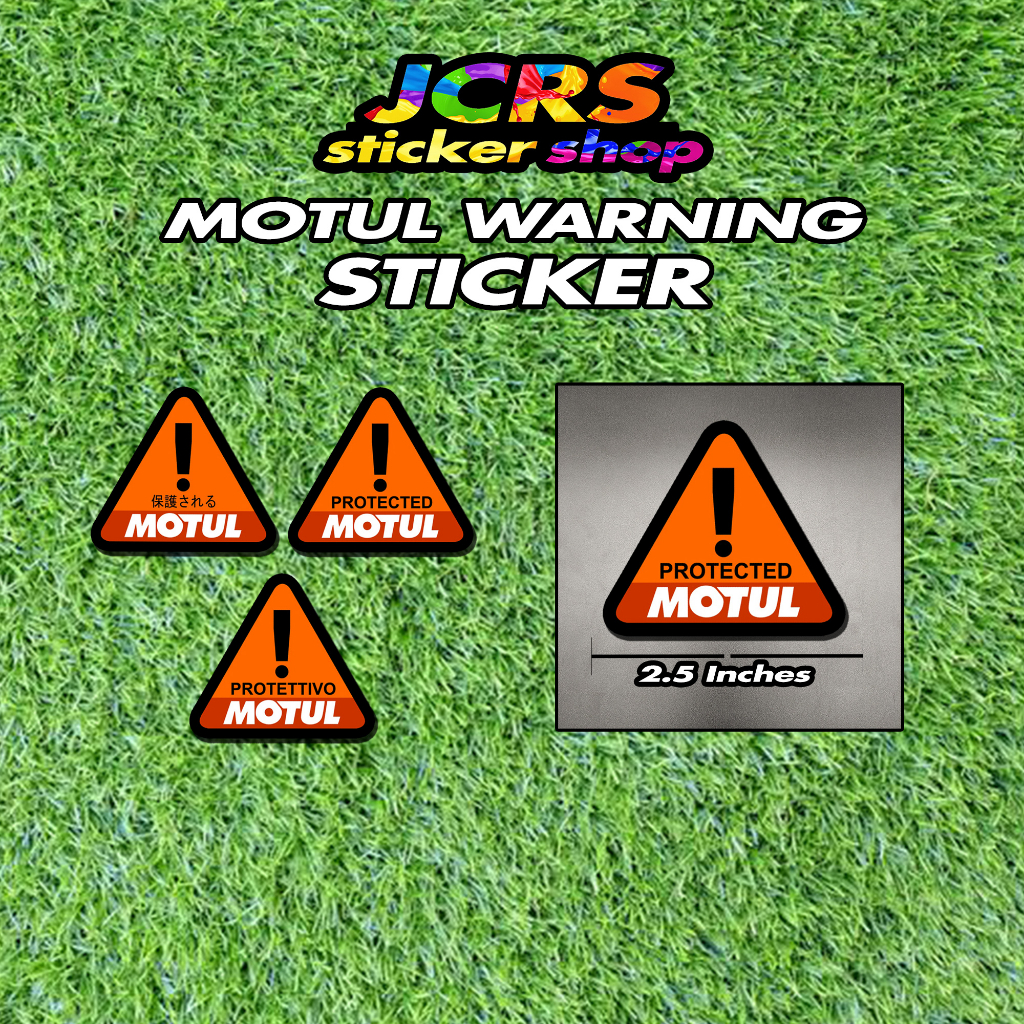 Motul Protected Sticker for Cars - Personalize with cutout decal ...