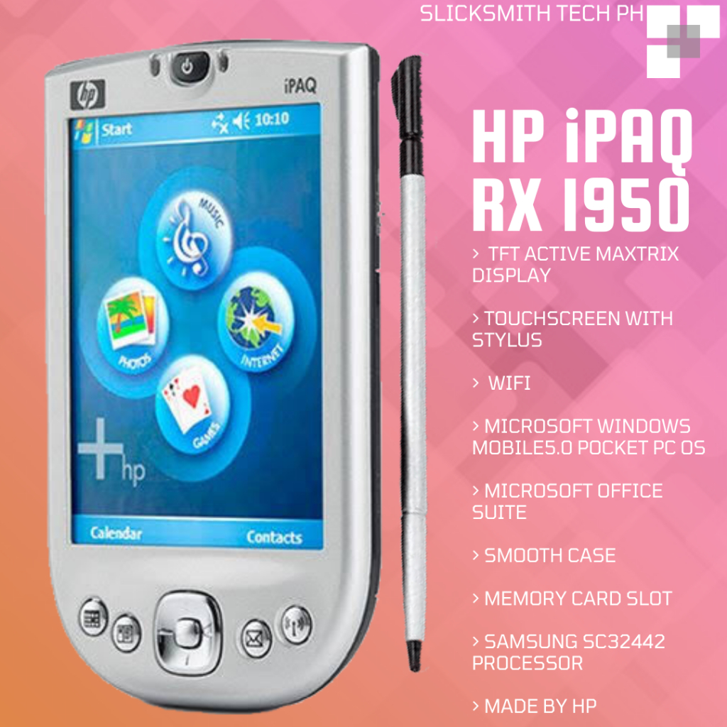 HP iPAQ RX1950 Pocket PC Windows Mobile OS | Rare Vintage Phone ...