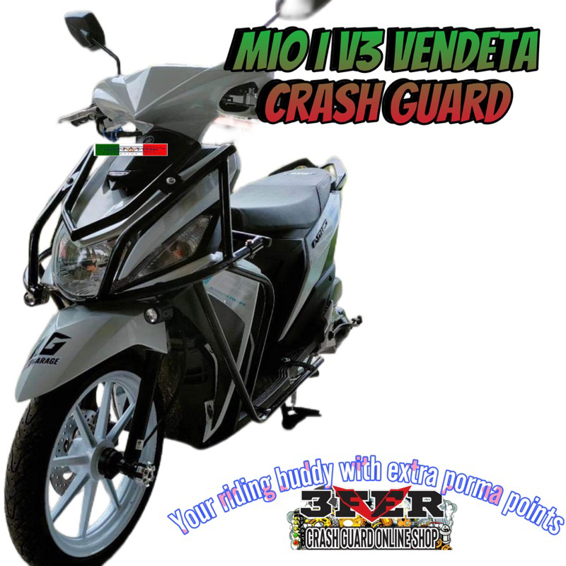 MIO 1 115/125s VENDETA CRASH GUARD V3 available for POWDER COATED ...