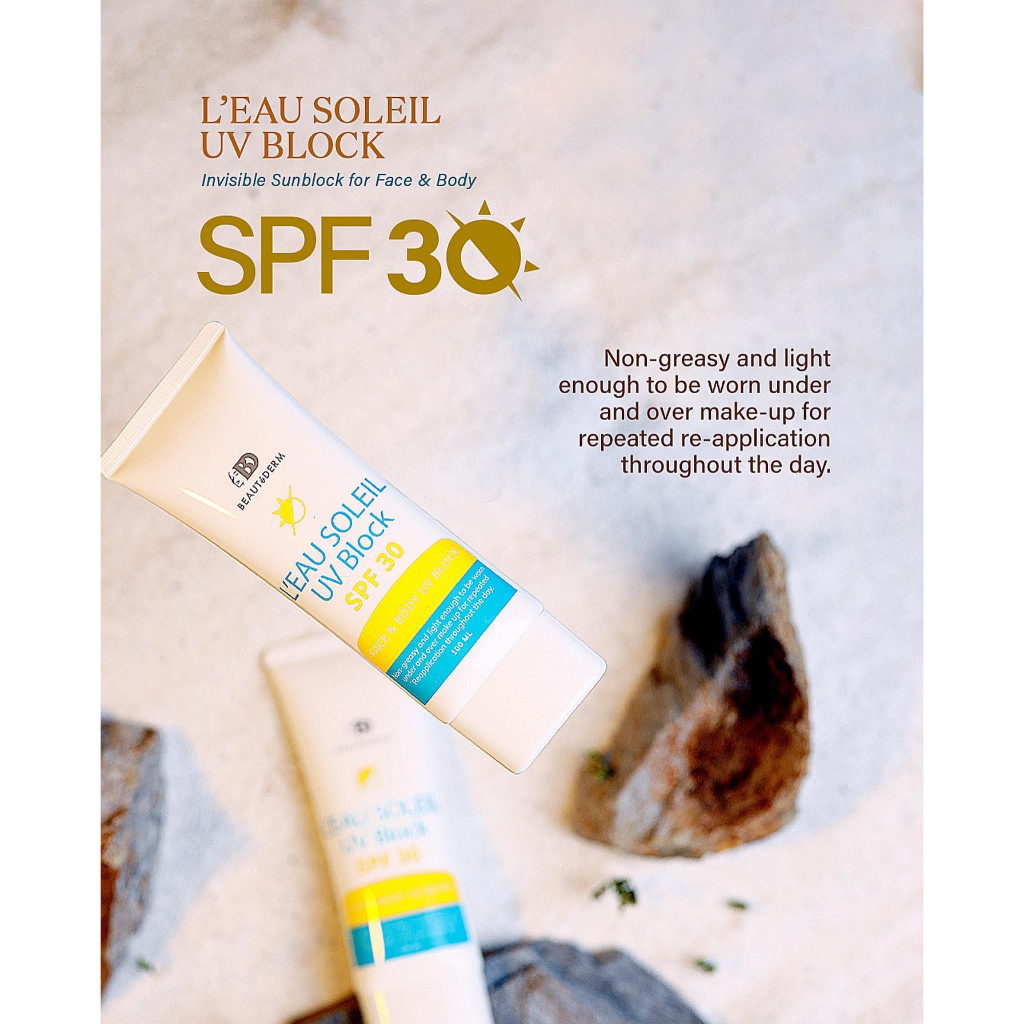 BEAUTEDERM Promo L' Eau SOLIEL Sunscreen Mist (100ml) | Shopee Philippines