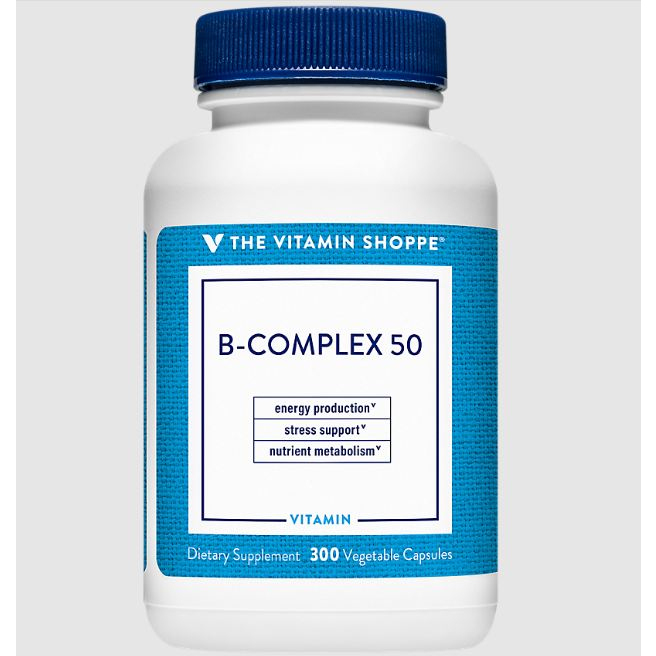 Vitamin Shoppe B-Complex 50 - Vitamin B Support for Energy Production ...