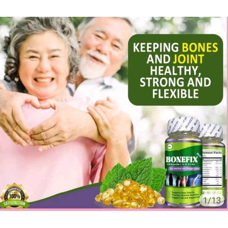 BONEFIX PLUS-OSTEOPOROSIS OSTEOARTHRITIS,GOUT,RHEUMATOID | Shopee ...