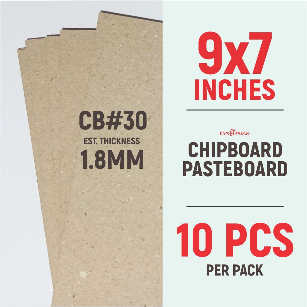 10 PCS 9x7 inches CB#30 CHIPBOARD PASTEBOARD (1.5mm) | Shopee Philippines