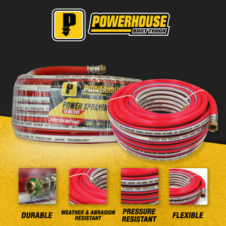 POWERHOUSE 3 PLY Pressure Washer Power Sprayer Hose 8.5MM Heavy Duty ...