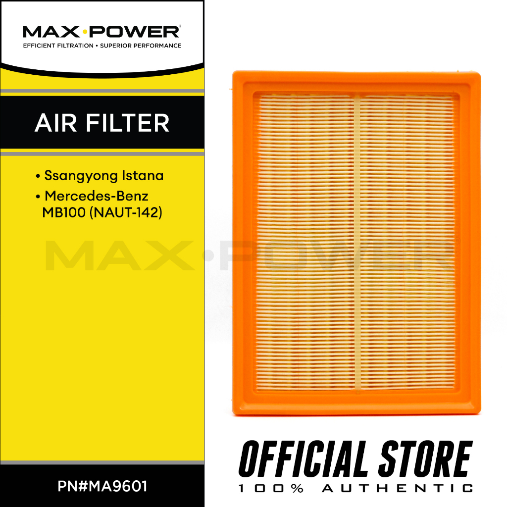 MAX Power Air Filter MA9601 for Ssangyong Istana, Mercedes Benz MB100 ...