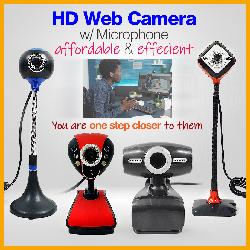 Web Cam Flexible Stand with Mic / Flashlight with Mic / Pan and Tilt ...